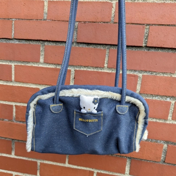 Hello Kitty | Bags | Hello Kitty Denim Purse Bag | Poshmark